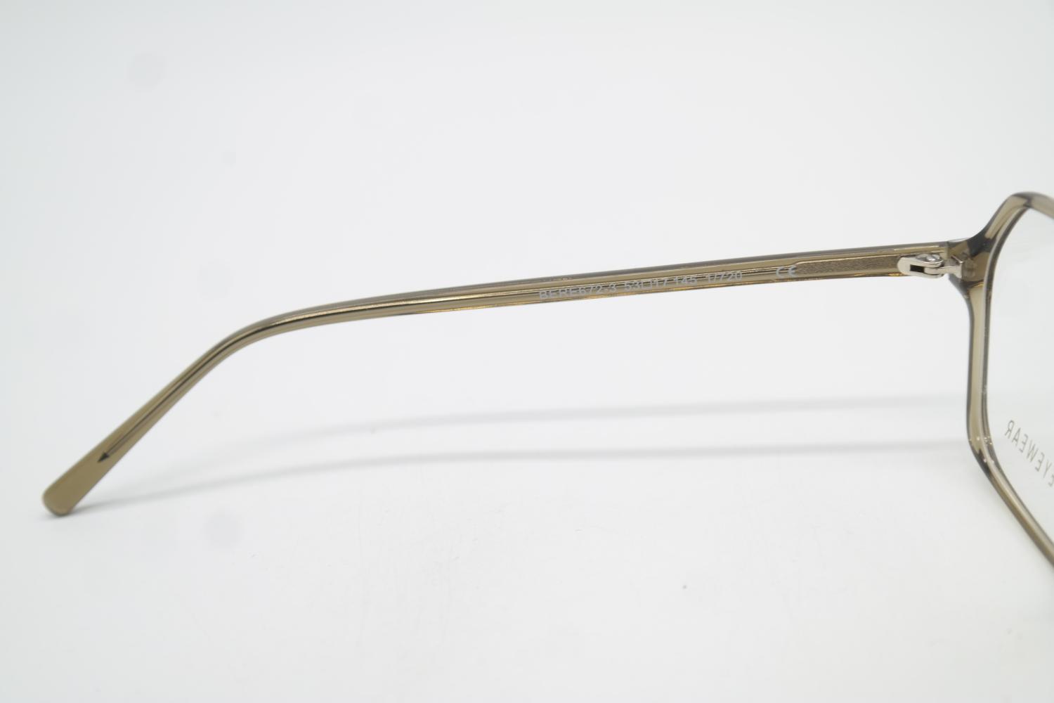 Glasses BERLIN EYEWEAR BERE672 Braun Angular Frames Eyeglasses New ...