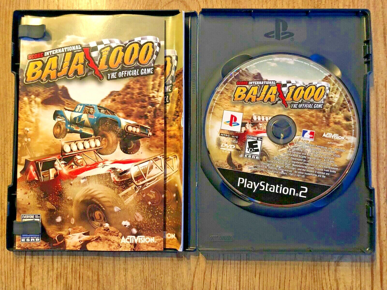 Score International Baja 1000 Sony Near MINT PS2 Complete CIB VERY Fast ...