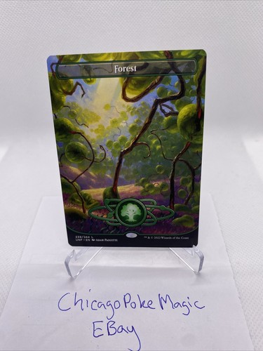 Magic the Gathering MTG Unfinity Full Art Land #239 Forest | eBay