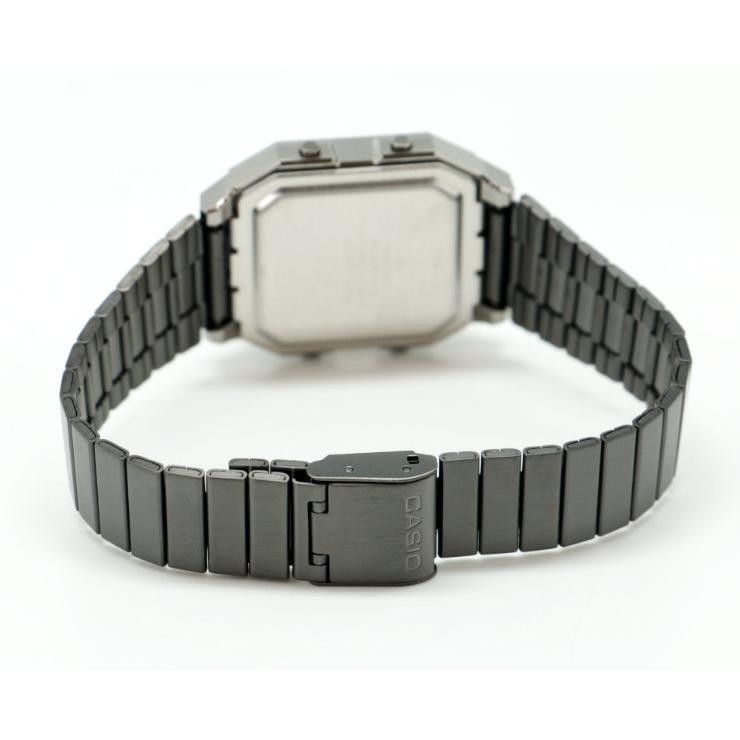 CASIO CLASSIC A130WEGG-1AJF LC Analog Display Digital Watch Gunmetal ...