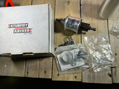 3 Speed Internal Geared Hub Sturmey Archer CS-RF3 36H 8-9 Speed ...