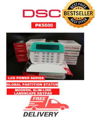 DSC PK5500 (E3) Alarm KEYPAD FULL LCD NEW | eBay