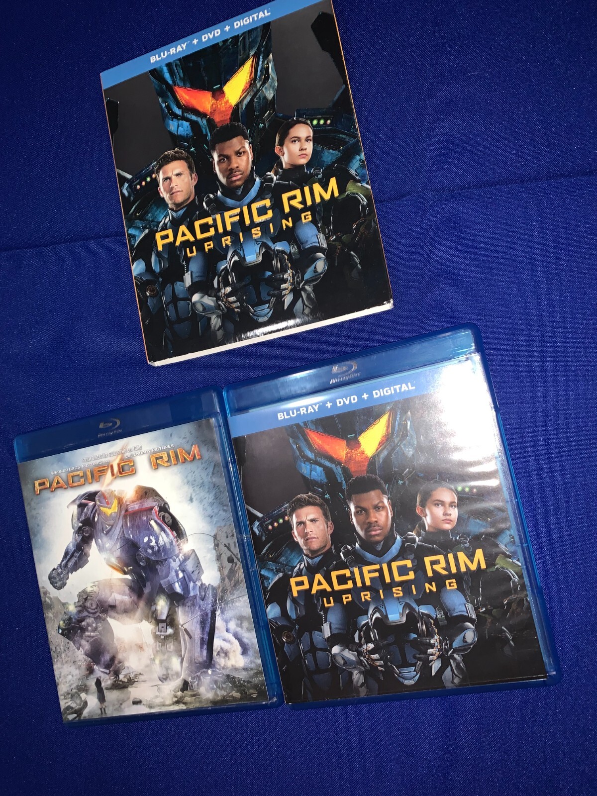 Pacific Rim # 1 & Pacific Rim Uprising blu-ray lot NO DIGITAL ...