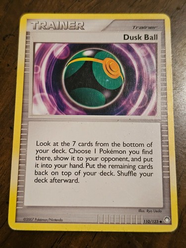 Dusk Ball 110/123 Uncommon Pokemon Mysterious Treasures | eBay