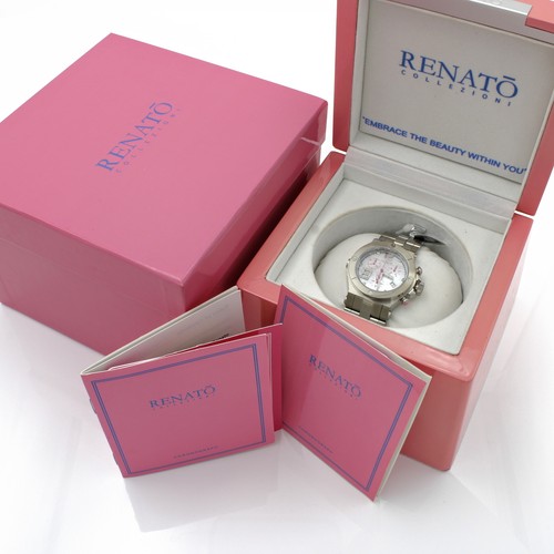 Renato Collezioni .33CTW Diamond Chronograph 35mm Women's Wristwatch # ...