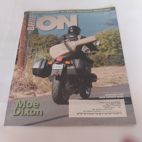 2005 November, BMW Owners News Magazine, Latchfix/ Colorado/Silk Road (MH271) | eBay