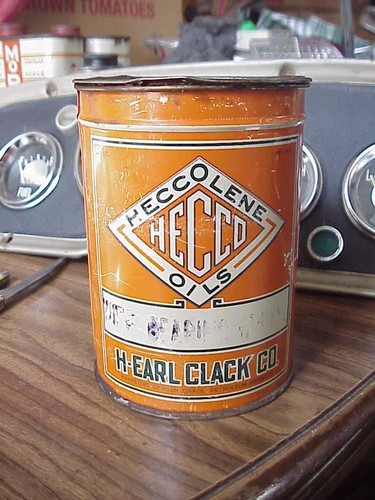 Very Good HECCO Heccolene 1 lb Bearing Grease Can H. Earl Clack Montana ...