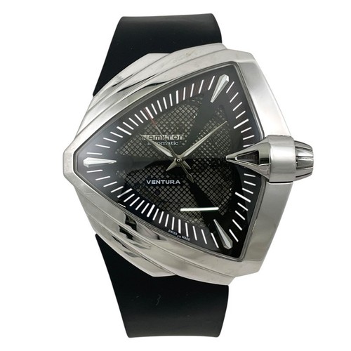 Hamilton Ventura Xxl H24655331 Watch Ss/Rubber Men'S Automatic Winding ...