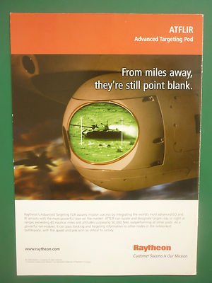 6/2007 PUB RAYTHEON ATFLIR ADVANCED TARGETING POD FLIR DEFENSE CHAR ...