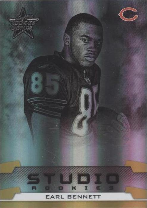 2008 Leaf Rookies & Stars - Studio Rookies Earl Bennett #SR-24 Gold ...