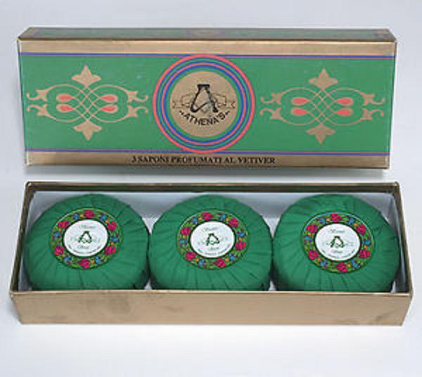 Italy's ATHENA'S SOAP SET Boxed 3-100g PLEATED Bath Bars - Choice of 3 ...