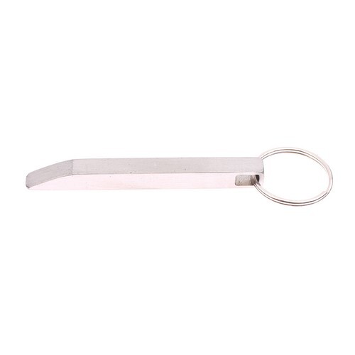 Mini EDC MultiFunctional Stainless Steel Crowbar Pry Bar Heavy Duty Key ...