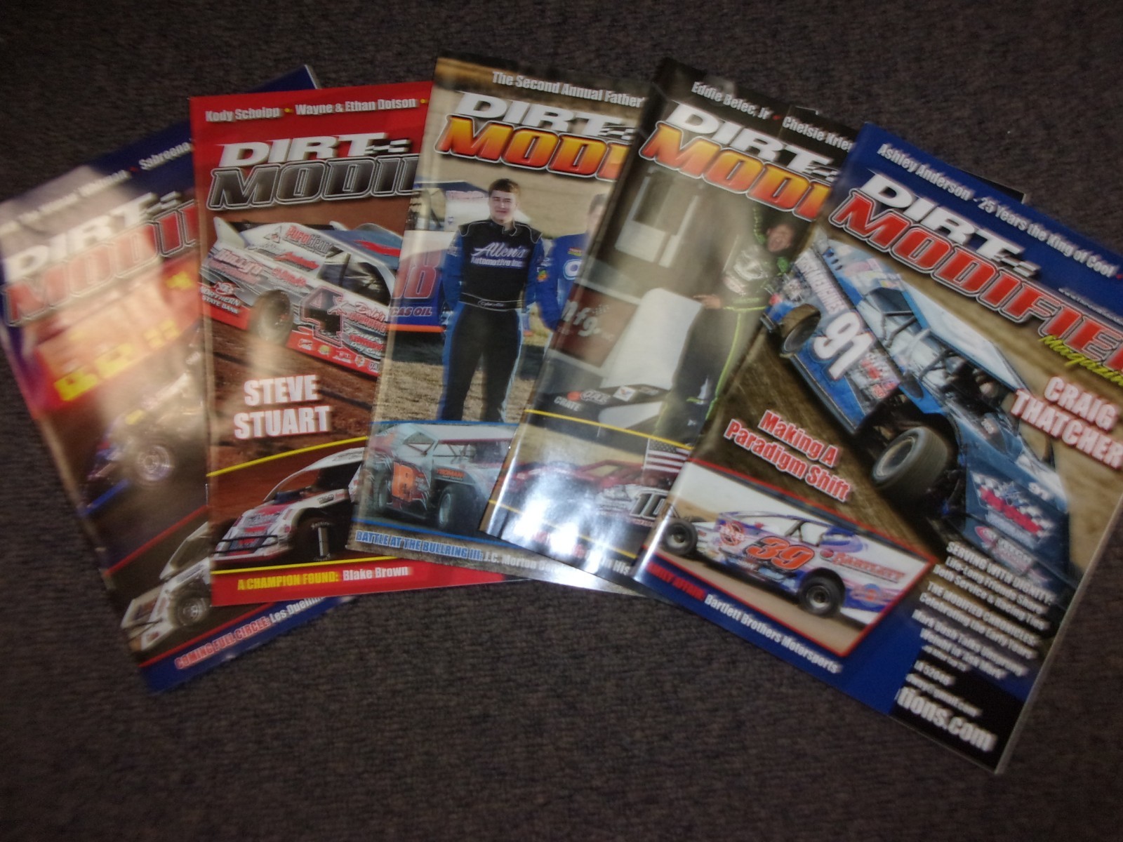Dirt Modified Magazine 2017 Racing Mag Lot of 5 mags May Jun Aug Oct ...