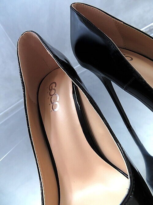 GoGo Original High Heels Iconic Patent Degrade Pumps Black 35 | eBay