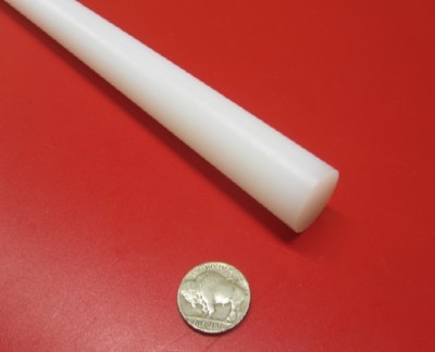 UHMW White Round Rod .875" (7/8") Diameter x 60" Long | eBay