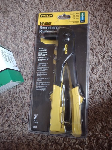 Stanley Riveter For 3, 4, And 5 mm Rivets New W/500 Rivets | eBay