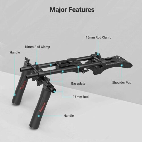 SmallRig Universal Basic Camera Shoulder Mount Kit for DSLR, Mirrorless 2896B | eBay