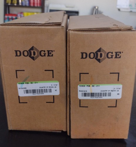 Dodge P2B-SC-211 Pillow Block Ball Bearing Units 2-11/16" Bore for sale ...