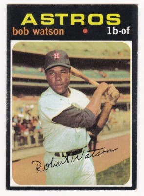 BOB WATSON 1971 Topps Baseball # 222 Houston Astros Ex Plus | eBay