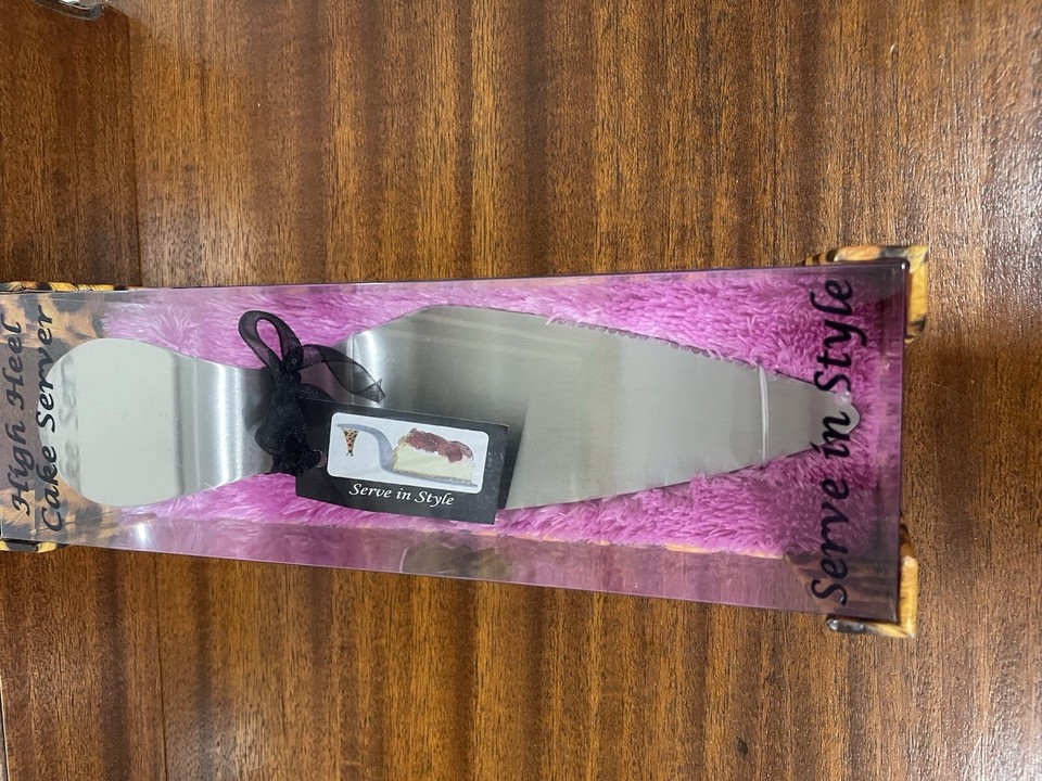 High Heel Cake Server New in BOX / Bride Gift / Party Gift / Pie Slicer ...