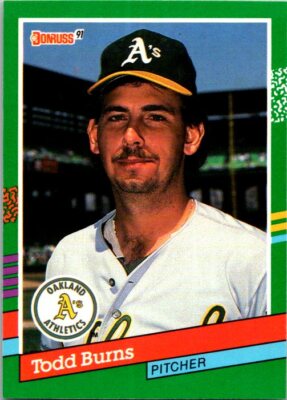 1991 Donruss Baseball 479 Todd Burns | eBay