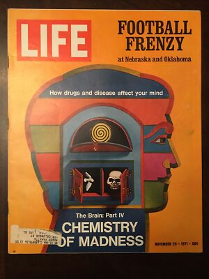 Vintage Life Magazine-November 26 1971 Football Frenzy Nebraska And ...