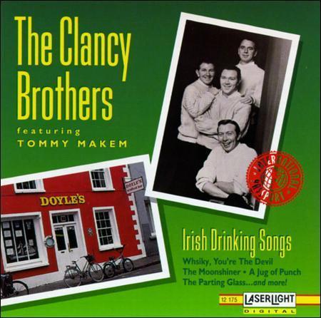 THE CLANCY BROTHERS FEATURING TOMMY MAKEM - IRISH DRINKING SONGS CD ...