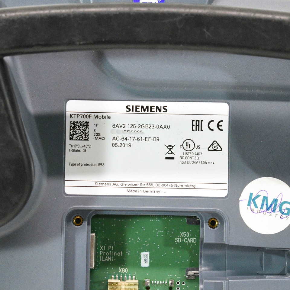 Siemens Simatic Mobile Panel KTP700F 6AV2125-2GB23-0AX0 Garantie -used ...