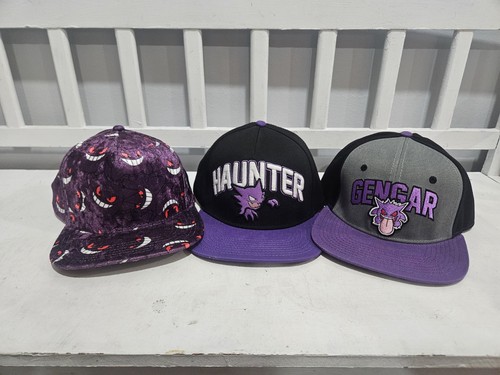 Pokémon Gengar & Haunter Adjustable Baseball Caps Lot of 3 | eBay