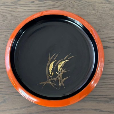 Wajima Lacquer Tray Tamatsu Inagaki Makie Bowl Japanese Urushi Artware ...