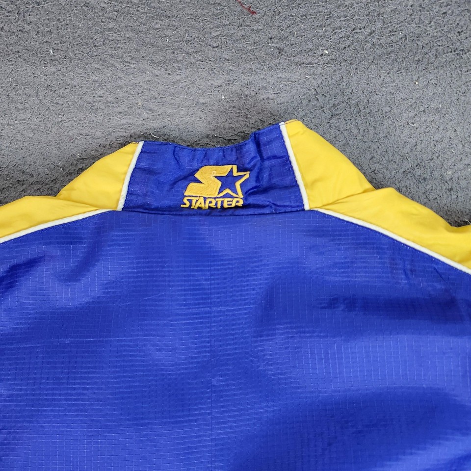 Vintage Los Angeles Rams Jacket Mens XL Blue Yellow NFL Football Retro ...