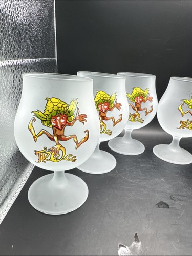 CUVEE DES TROLLS Belgian Beer Glass 6" Goblet Frosted 33cl | eBay