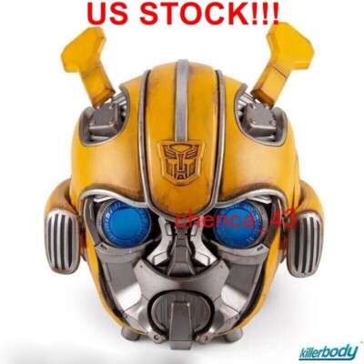 US!!! 1:1 Voice Control Bumblebee Helmet Wearable Mask Combat Mode ...