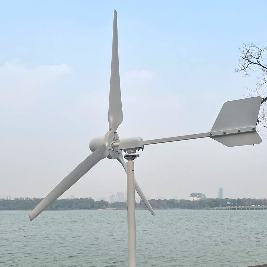 5KW 5000W 48V Wind Turbine Kits Wind Power Generator With On Grid ...