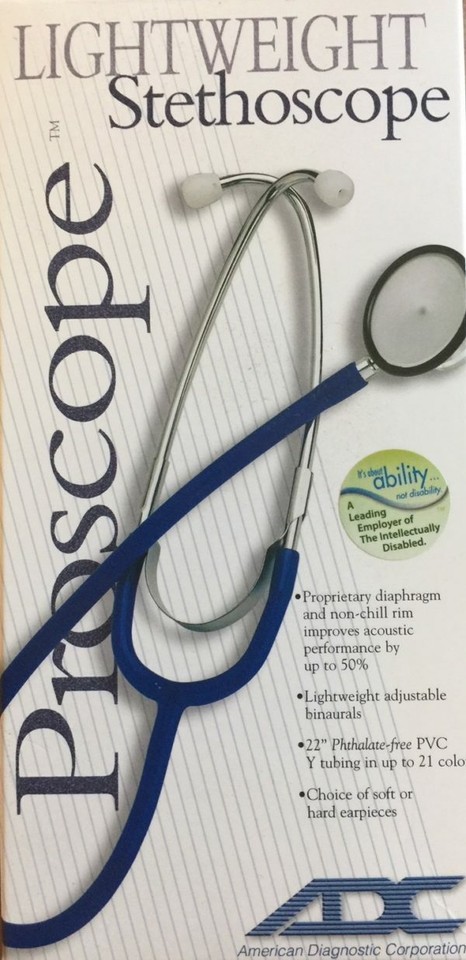 ADC Proscope 670 Dual-Head LightWeight Stethoscope COLOR Light Blue | eBay