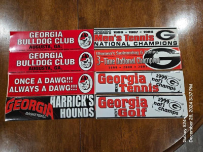 UGA GEORGIA BULLDOGS BUMPER STICKERS | eBay