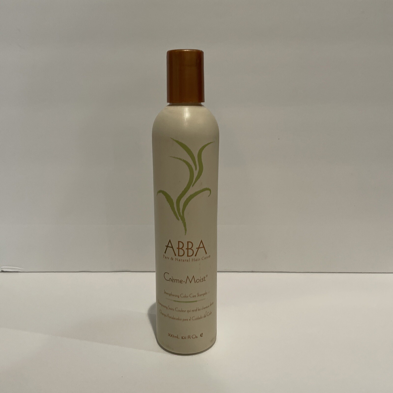 Abba Creme Moist Strengthening Color Care Shampoo Pure and Natural 10.1 ...