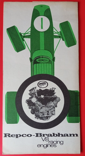 Original Repco-Brabham V8 Racing Engines Brochure Advertising ...