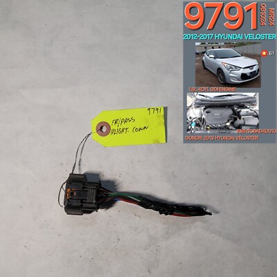 ⭐⭐OEM 2012-2017 HYUNDAI VELOSTER FRONT RIGHT PASSENGER HEADLIGHT ...