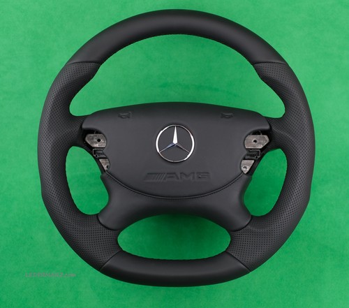 MERCEDES TUNING STEERING WHEEL BLACK SERIES STYLE W211 W219 W209 R230 ...