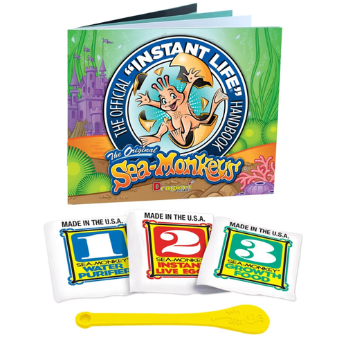 Sea Monkeys Instant Life Pack Includes Water Purifier Eggs ASSORTED ...