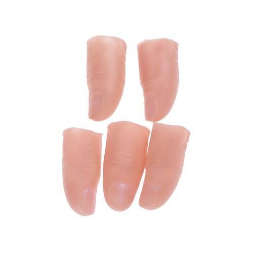 5Pcs Fake Soft Thumb Tip Finger Close Up Stage Magic Trick Wholesale ...