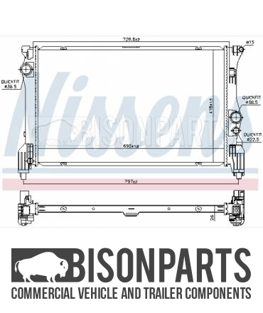 Coolant Radiator for MB W447 VITO V 4475010001 A4475010001 for sale ...