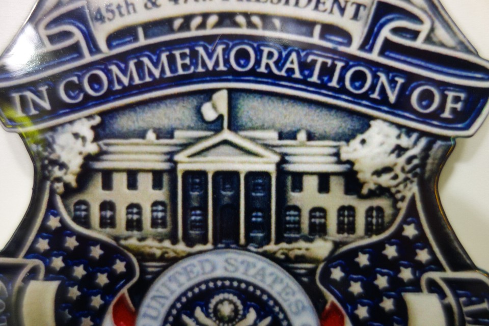 Commemorative President Donald J. Trump 45🦅47 Coin BADGE. 2025 ...
