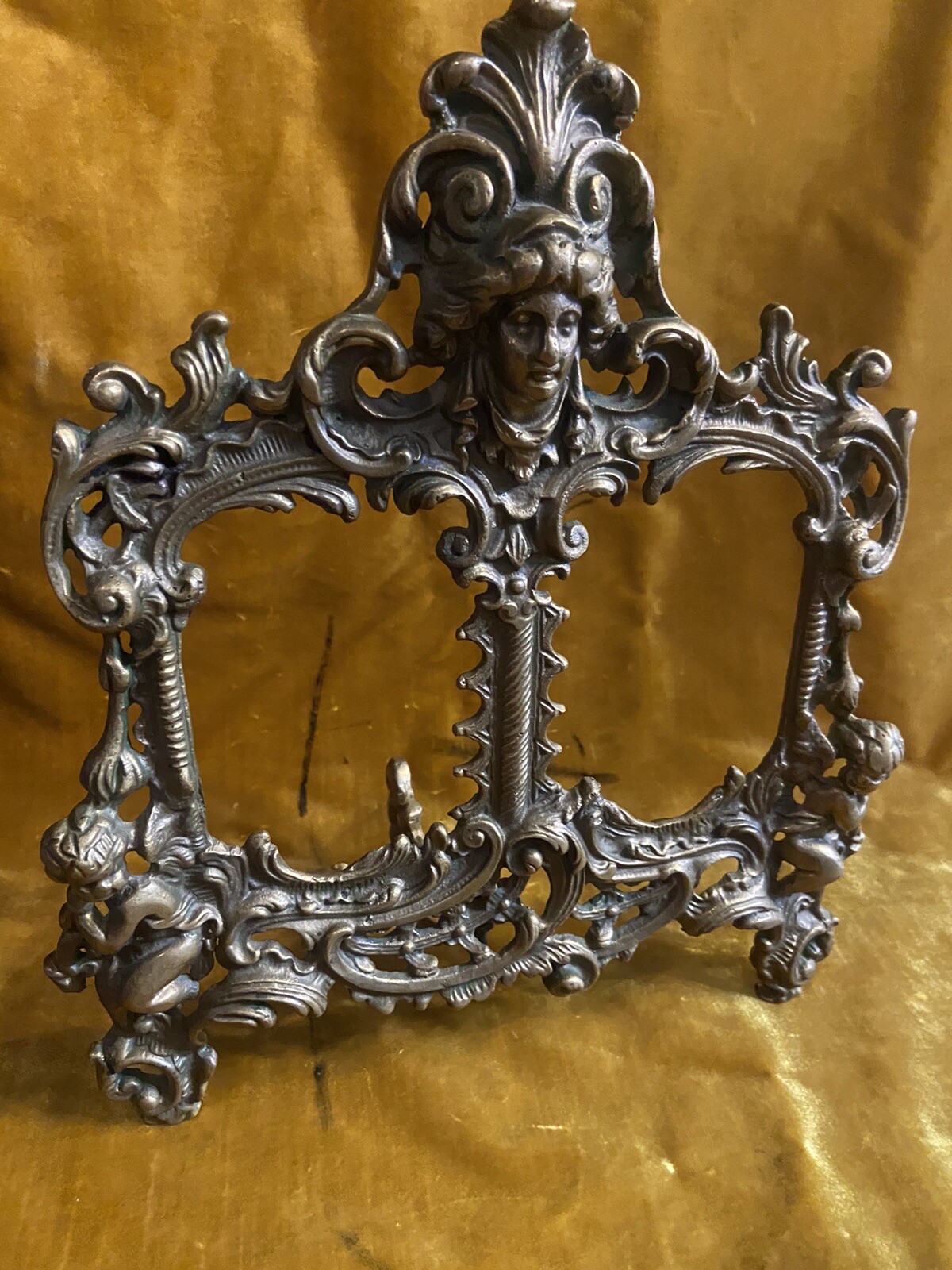Antique Renaissance Style Brass Pictures Photo Frame | eBay