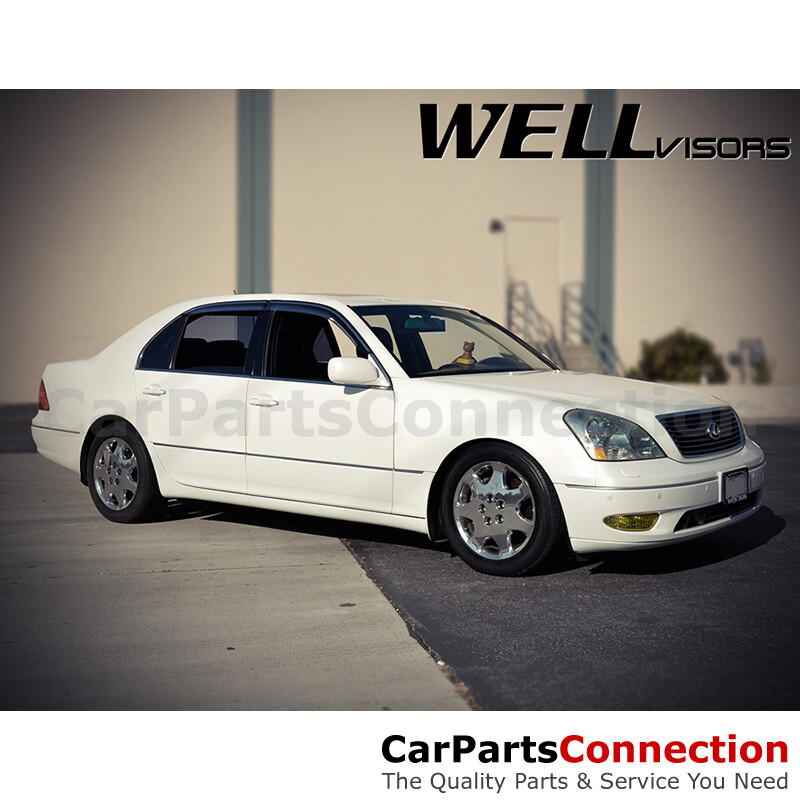 WellVisors Window Visors 2001-2006 For Lexus LS430 Side Deflectors ...