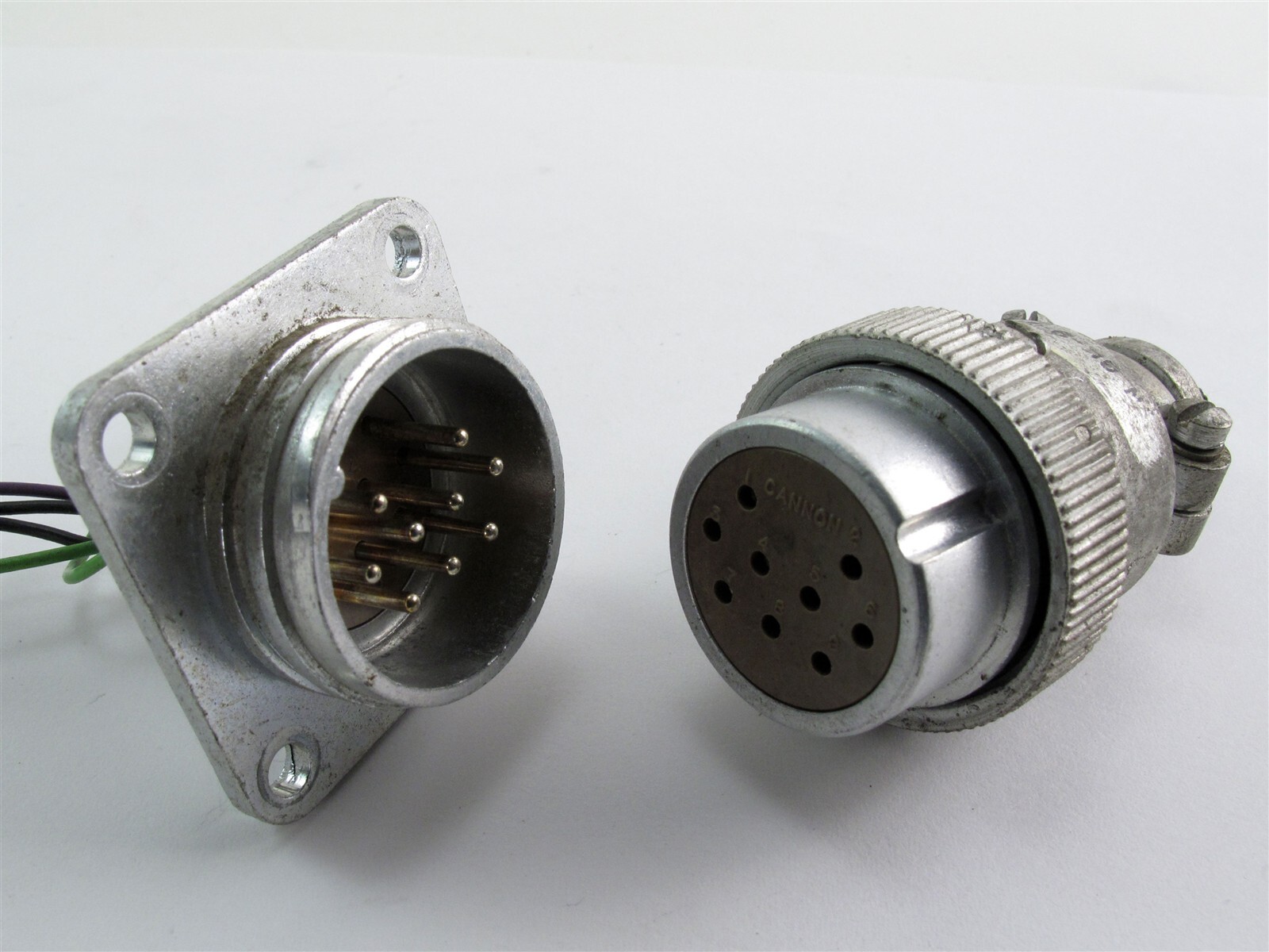 Mated Cannon Connectors Standard K Series N GK-9-32SL - 9 Position ...