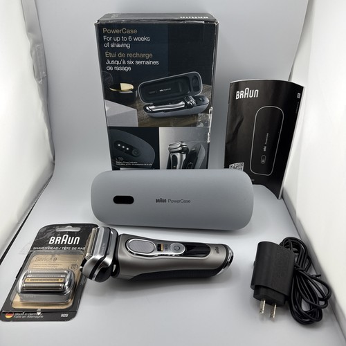 Braun Series 9 Pro Plus 9577cc Electric Shaver with PowerCase + Extra ...