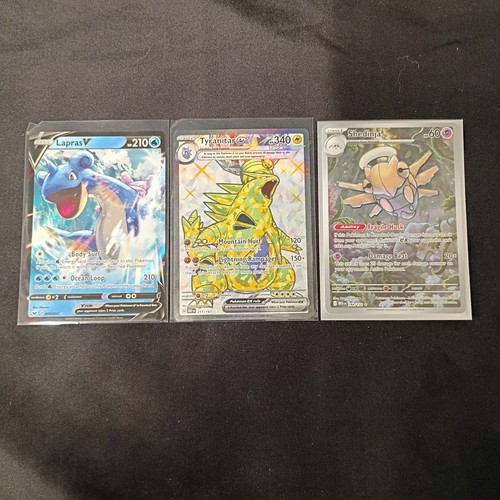 lapras V Sw sh, tyranitar obsidian flames, shedinja mega evolutions | eBay