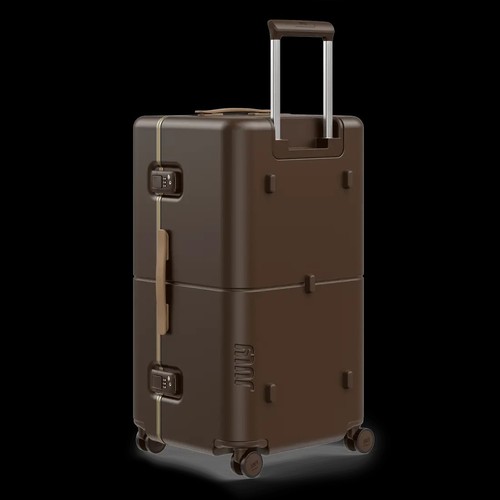 July Checked Trunk Matte Brown | eBay
